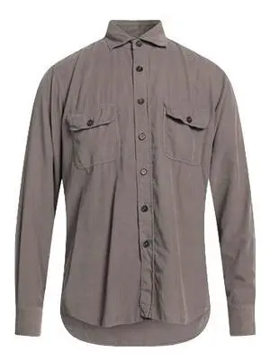 ALESSANDRO GHERARDI Shirt Taupe Size Cotton - Grey