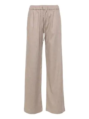 FAY Straight-leg Trousers - Brown