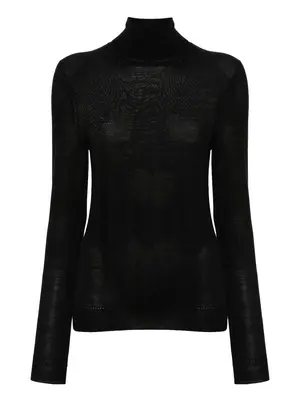 Saint Laurent Cassandre Sweater - Black