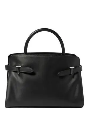 LE TANNEUR Medium Émie Tote Bag - Black
