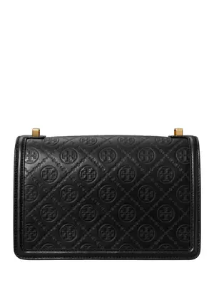 Tory Burch T Monogram Shoulder Bag - Black