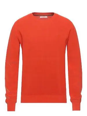 SUN 68 SUN 68 Knitted Cotton Sweater Orange