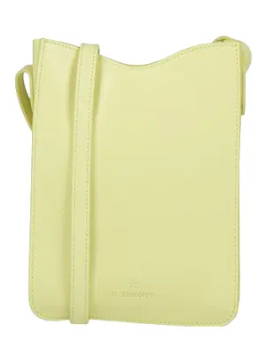 Il Bisonte Leather Cross-Body Pouch Yellow