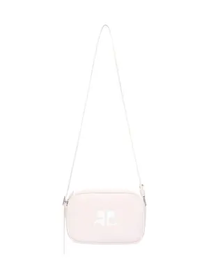 COURREGES Re-edition Leather Camera Bag - Pink