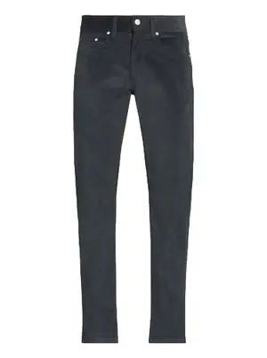 LIU •JO MAN Cotton Blend Tapered Corduroy Pants - Blue