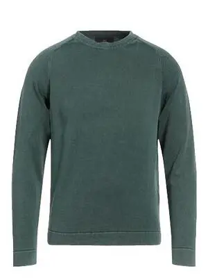 LIU •JO MAN Cotton Knit Sweater - Dark Green