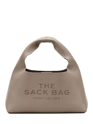 Marc Jacobs Leather Mini Sack Bag - Neutrals