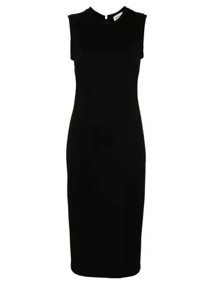 P.a.r.o.s.h Remix Midi Dress - Black