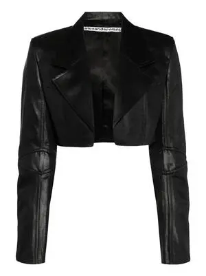 Alexander Wang Cropped Blazer - Black