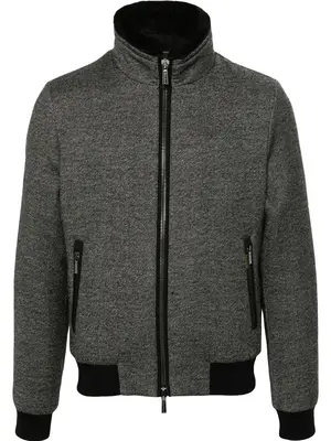 MOORER Bellati-lp Bomber Jacket - Grey