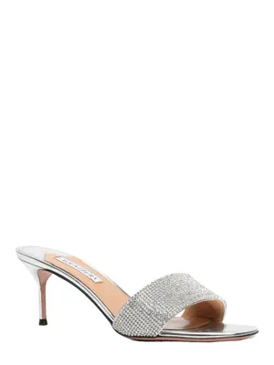 AQUAZZURA 65mm Wonderland Sandals - Silver