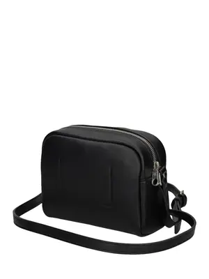 Calvin Klein Debossed Logo Cross Body Bag - Black