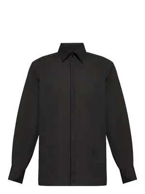 Saint Laurent Cotton Poplin Shirt - Black