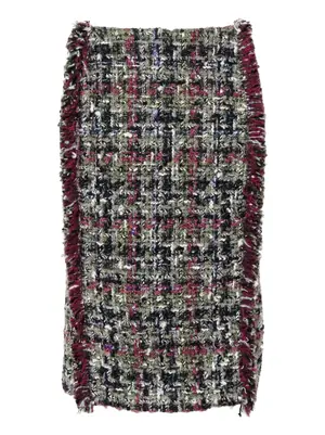 ETRO ETRO Bouclé A-Line Midi Skirt