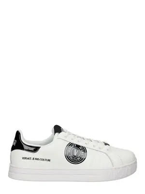 Versace Leather Sneakers - White