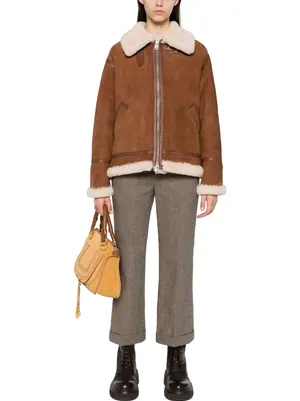 Ermanno Scervino Suede Jacket - Brown