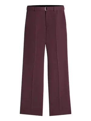 LANVIN Belted Tailored Trousers - Red