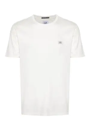 C.P. COMPANY Logo-patch T-shirt - White