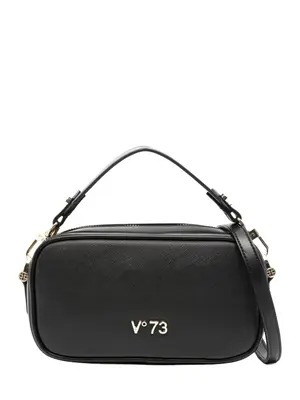 V°73 Logo-lettering Shoulder Bag - Black