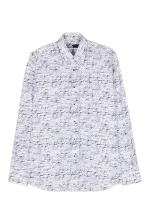 Karl Lagerfeld Logo-print Cotton Shirt - White