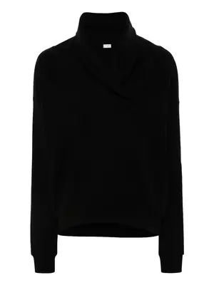 Saint Laurent Cotton Jersey Sweatshirt - Black