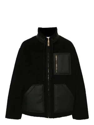 Moschino Faux-shearling Jacket - Black