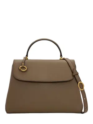 Oscar De La Renta The Poppy Tote Bag Brown