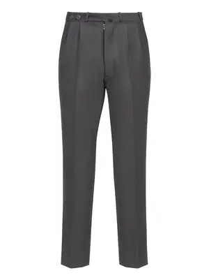 MAISON MARGIELA Wool Blend Trousers - Grey