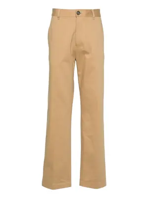 Ami Logo-patch Trousers - Neutrals