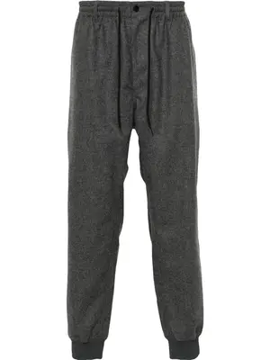 Y3 Logo-print Track Pants - Grey