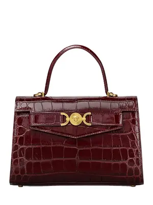 VERSACE Versace Medusa '95 Croc-Effect Tote