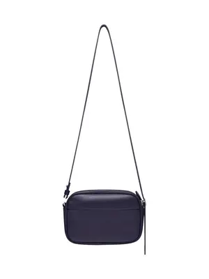 COURREGES Reedition Leather Camera Bag - Blue