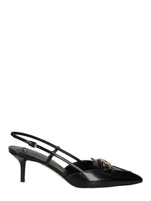 Elisabetta Franchi 60mm Leather Pumps - Black