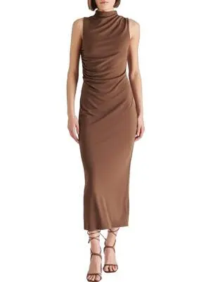 Steve Madden Funnel Neck Sleeveless Dress - Coco