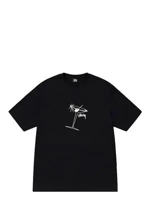 StÜssy Martini Tee Shirt - Black