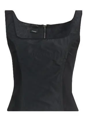 Pinko Taffeta Top - Black