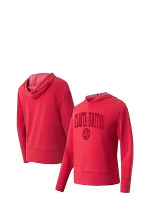 CONCEPTS SPORT Atlanta United Fc Embroidered Fleece Hoodie Long Sleeve T-shirt - Red