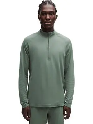 Lululemon Metal Vent Tech Half Zip - Willow Leaf/willow Leaf