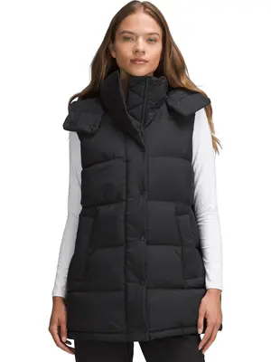 Lululemon Wunder Puff Mid-length Vest - Black