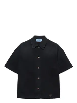 Prada Denim Shirt - Black