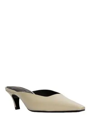 BLACK SUEDE STUDIO Logan Kitten Heel Mule - Peyote