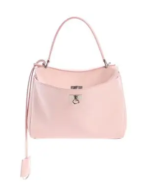 Balenciaga Balenciaga Mini Rodeo Leather Top Handle Bag 5831 Suede Pink