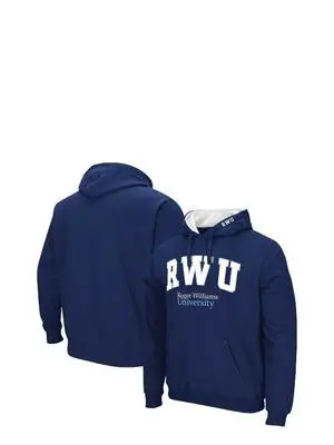 COLOSSEUM Rwu Hawks Arch & Logo 3.0 Pullover Hoodie - Navy