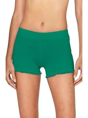 L'ETOILE SPORT Lace Trim Short - Green