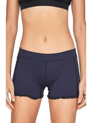 L'ETOILE SPORT Lace Trim Short - Navy