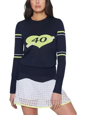 L'ETOILE SPORT L'ETOILE SPORT 40-Love Knit Pullover Navy
