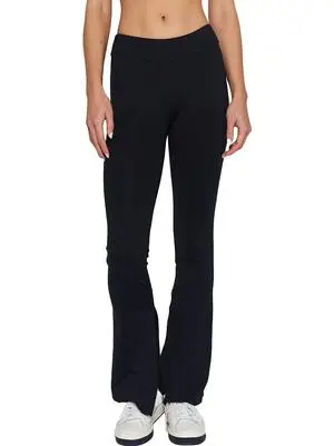 L'ETOILE SPORT L'ETOILE SPORT Split Hem Panel Pants Black