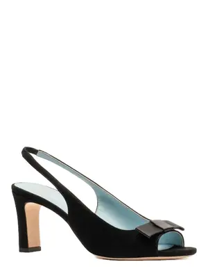 FRANCES VALENTINE Reese Slingback Sandal - Black