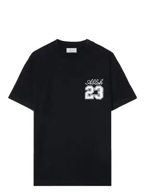 Off-White 23 Logo Slim Short-sleeve Tee - Black