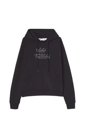 Off-White Neen Arrow Skate Hoodie - Black